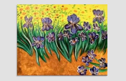 Join us for this Beautiful Van Gogh’s Irises Paint & Sip Painting Event [Class in San Francisco ...